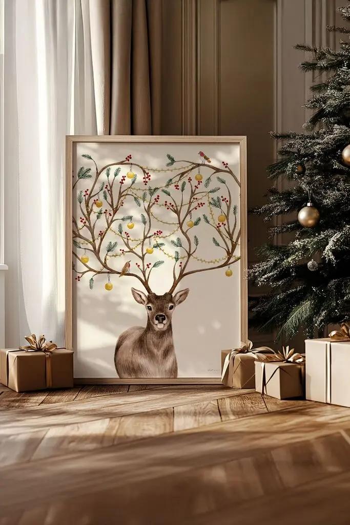 Wallity Uramljena slika Nwyearsngmdl69, 33x48 cm