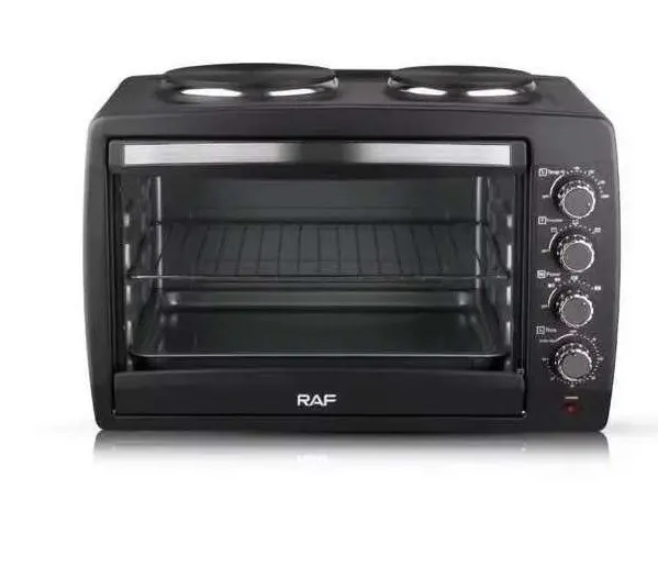 Raf Mini šporet sa ringlama R.5310B, 30l, tajmer, 1500W + 1600W Crni