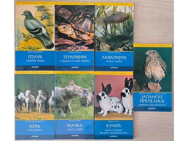 Biblioteka Hobi – 7 knjiga