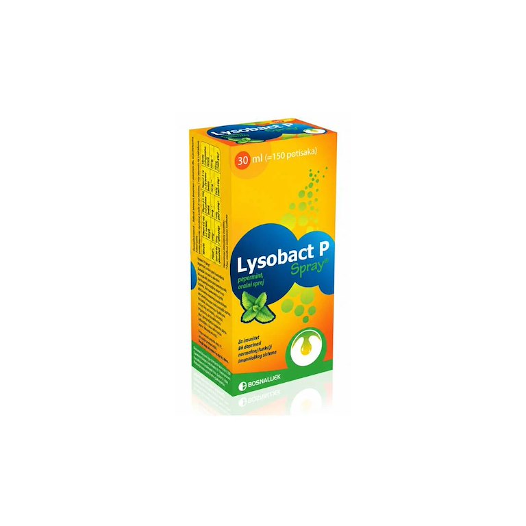 Lysobact P Sprej Oralni Antiseptik Aroma Pepermint 30 mL