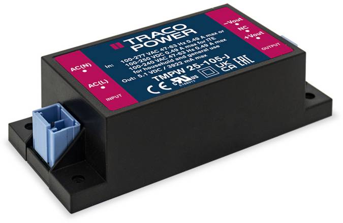TracoPower TMPW 25-115-J prekidačko napajanje 15 V/DC 1.66 A 25 W