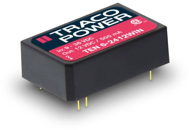 TracoPower TEN 6-4811WIN-HI DC/DC napajanje – ispravljac za stampanu plocu 48 V/DC 5 V/DC 1.2 A 6 W Broj izlaza: 1 x.