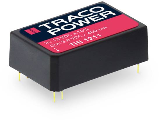 TracoPower THI 0511 DC/DC napajanje – ispravljac za stampanu plocu 5 V/DC 5 V/DC 400 mA 2 W Broj izlaza: 1 x.