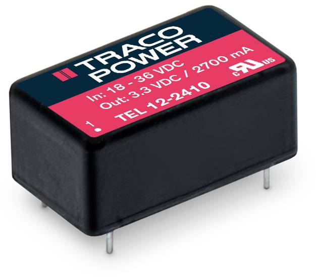 TracoPower TEL 12-2411 DC/DC napajanje – ispravljac 5.1 V/DC 2.4 A 12 W