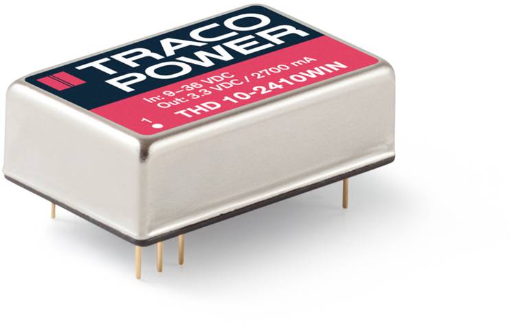 TracoPower THD 10-4810WIN DC/DC napajanje – ispravljac za stampanu plocu 48 V/DC 3.3 V/DC 2.7 A 10 W Broj izlaza: 1 x.