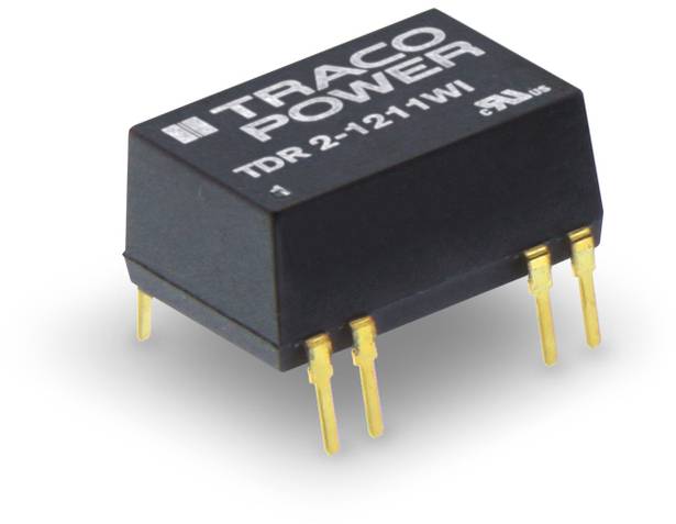 TracoPower TDR 2-1211WI DC/DC napajanje – ispravljac za stampanu plocu 12 V/DC 5 V/DC 400 mA 2 W Broj izlaza: 1 x.