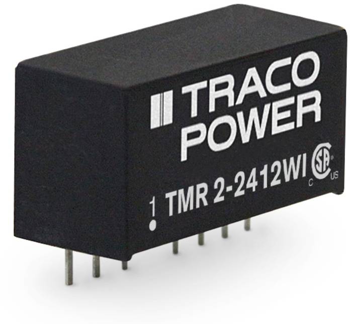 TracoPower TMR 2-4821WI DC/DC napajanje – ispravljac za stampanu plocu 48 V/DC 5 V/DC, -5 V/DC 200 mA 2 W Broj izlaza: 2 x.