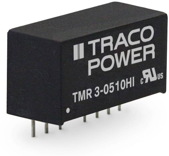 TracoPower TMR 3-0512HI DC/DC napajanje – ispravljac za stampanu plocu 5 V/DC 12 V/DC 250 mA 3 W Broj izlaza: 1 x.