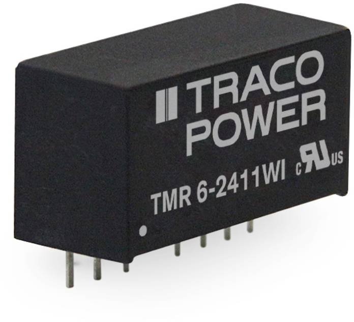 TracoPower TMR 6-2415WI DC/DC napajanje – ispravljac za stampanu plocu 24 V/DC 24 V/DC 250 mA 6 W Broj izlaza: 1 x.