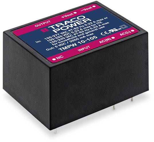 TracoPower TMPW 10-105 prekidacko napajanje 5 V/DC 2 A 10 W