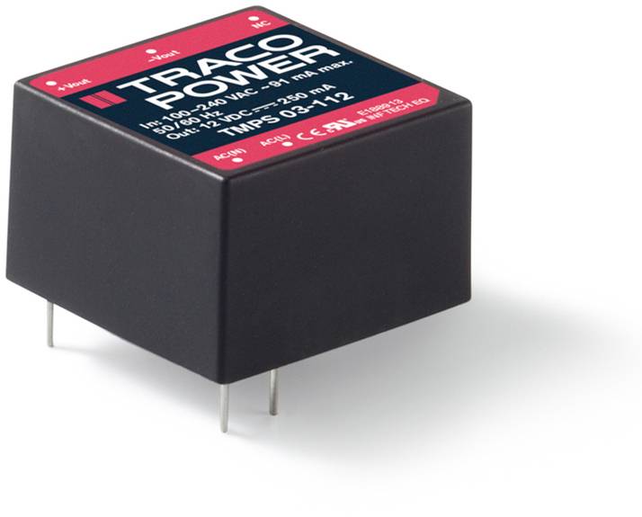 TracoPower TMPS 03-115 prekidacko napajanje 15 V/DC 0.2 A 3 W