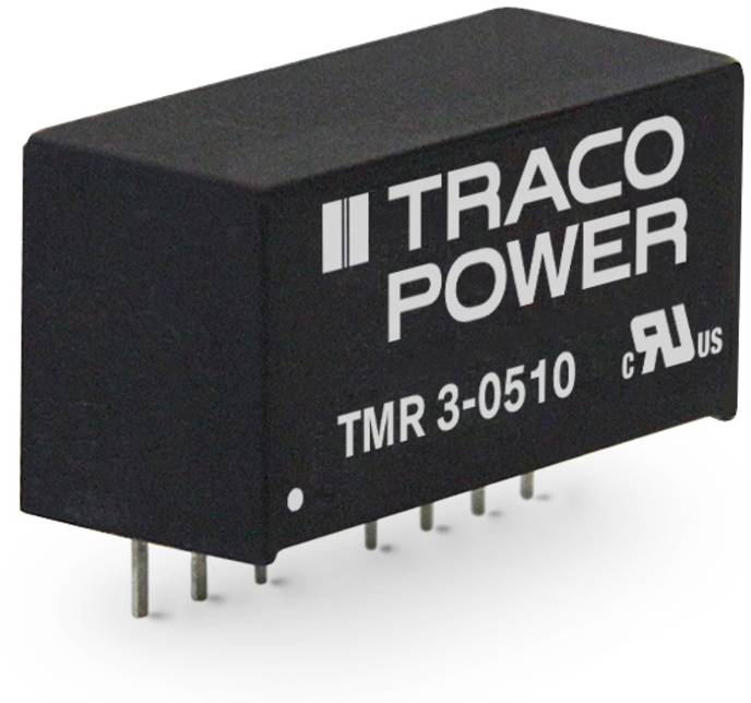 TracoPower TMR 3-2422 DC/DC napajanje – ispravljac za stampanu plocu 24 V/DC 12 V/DC, -12 V/DC 125 mA 3 W Broj izlaza: 2 x.
