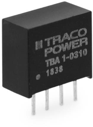 TracoPower TBA 1-1212 DC/DC napajanje – ispravljač za štampanu ploču 80 mA 1 W Broj izlaza: 1 x.