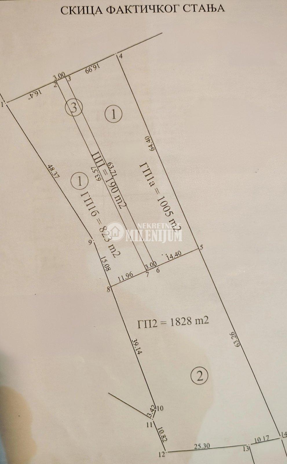 Deljiv plac, odlična lokacija na Ledinama ID#2279
799.900 €