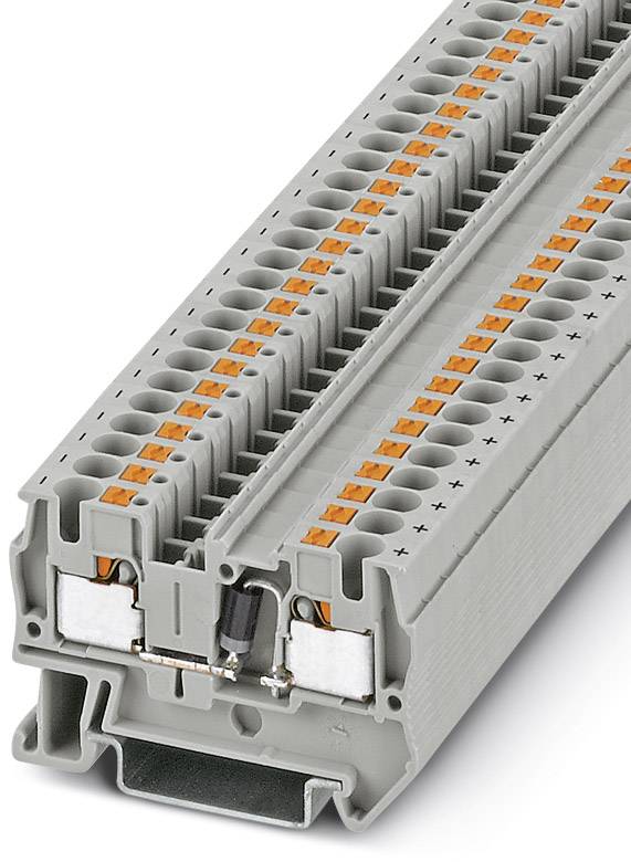 Phoenix Contact 3212125 terminalni blok za montazne elemente 6,2 mm brzi prikljucak sivi 50 kom.