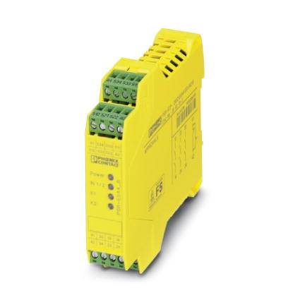 sigurnosni relej PSR-SCP- 24UC/ESA4/3X1/1X2/B Phoenix Contact Radni napon (broj): 24 V/DC, 24 V/AC 3 kontakta (s k V k D) 22,5 k 99 k 114,5 mm sa signalnom strujom 1 kom.