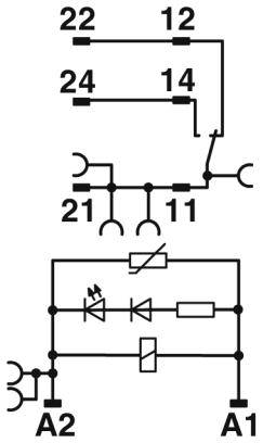 Phoenix Contact RIF-1-RSC-LV-120AC/1X21MS relejni modul (pak. 10 kom)