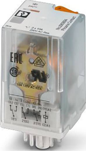 Phoenix Contact REL-OR3/L- 24AC/3X21 relej 24 V/AC 10 A 3 kom. 10 kom.
