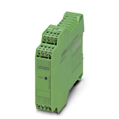 sigurnosni relej PSR-SCP- 24UC/URM/3X1/3X2 Phoenix Contact Radni napon (broj): 24 V/DC, 24 V/AC 3 NO, 3 NC (s k V k D) 22,5 k 99 k 114,5 mm 1 kom.