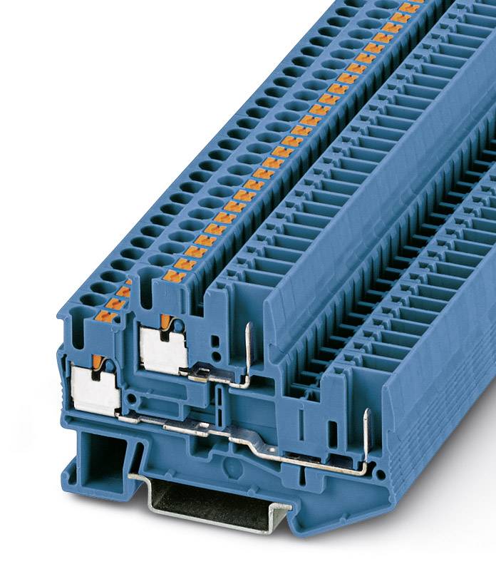Phoenix Contact 3210884 dvospratni terminalni blok 5,2 mm brzi prikljucak plavi 50 kom.