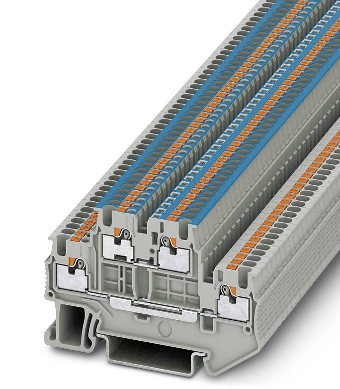 Phoenix Contact 3208544 dvospratni terminalni blok 3,5 mm brzi prikljucak sivi 50 kom.