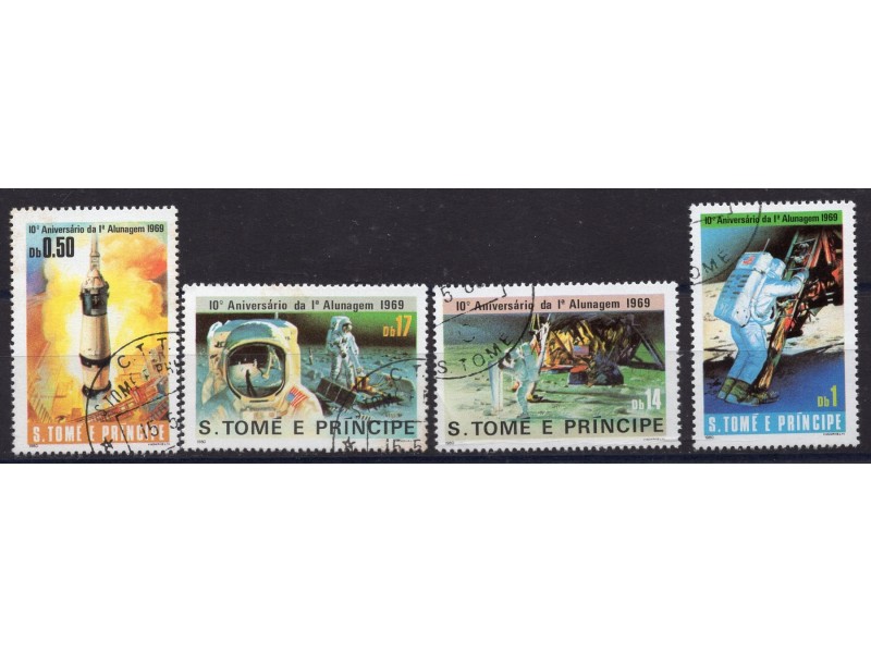 189 - Sao tome i Principe - Kosmos - Žigosana serija