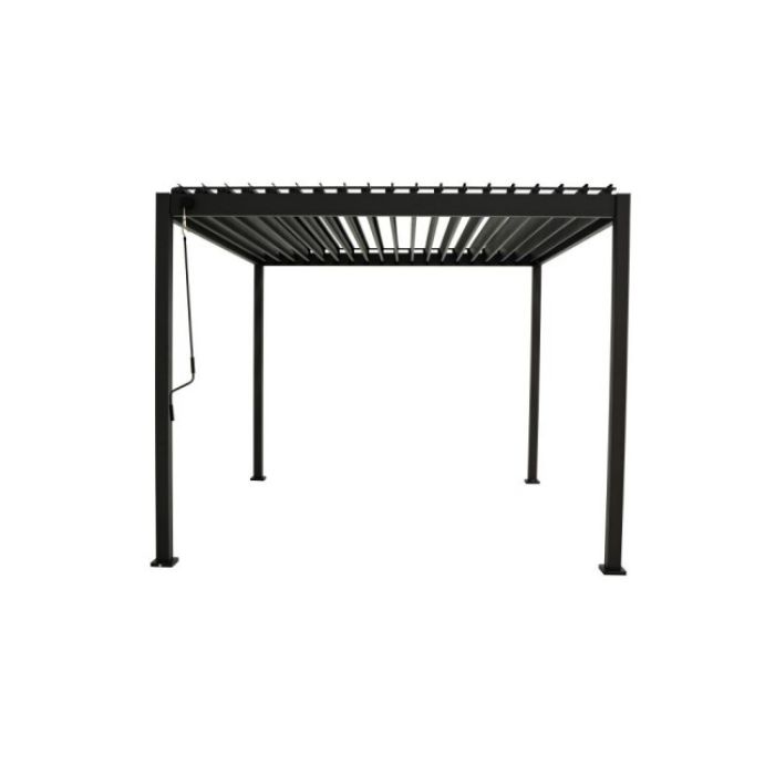Pergola bioklimatska antracit basic 3x3x2.5m alu