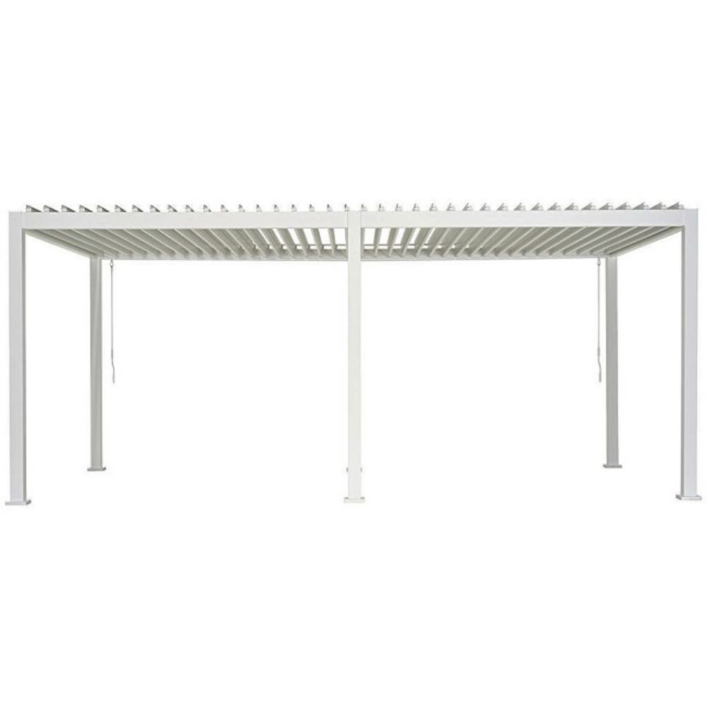 Pergola bioklimatska lux bela 3x6x2.5m alu
