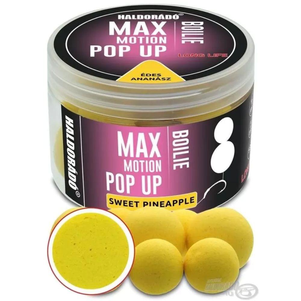 HALDORADO MAX MOTION Boilie Pop Up 16, 20mm - Slatki Ananas