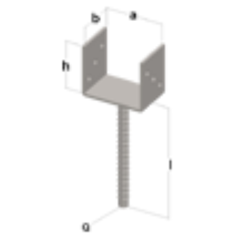Stopa za grede tip u/i 70x121x90x200x3x16