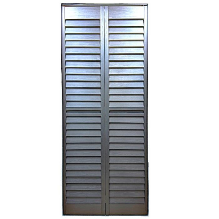 Vrata sklopiva 83x203cm srebrna