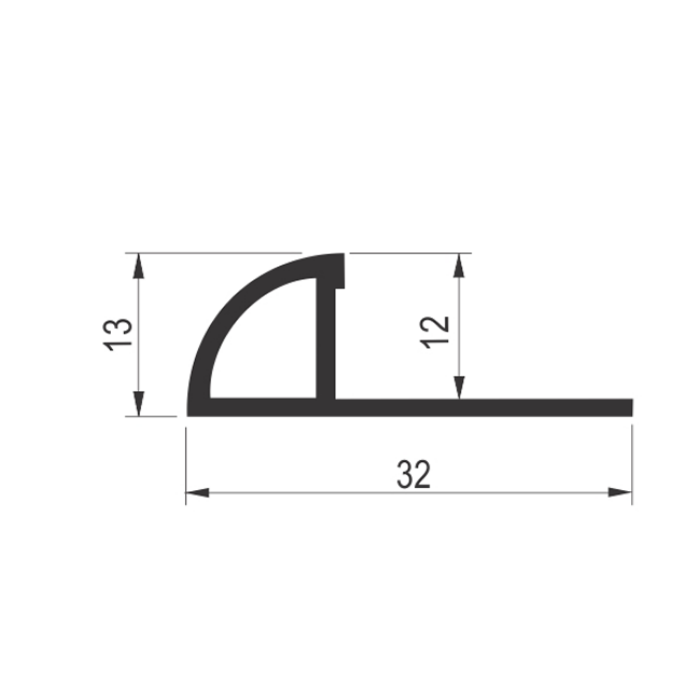 Lajsna al. za keramiku ger h=12mm