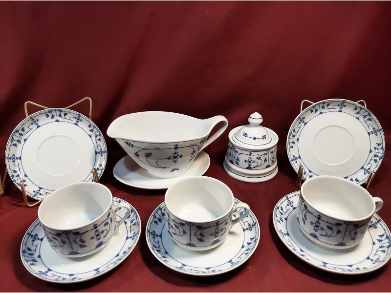 ORIGINAL BLAU SAKS PORCELANSKI SET FENA TURINGIA