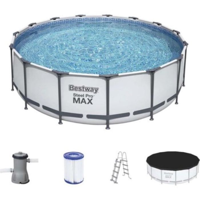 Bazen steel pro max 457x122cm sa pumpom