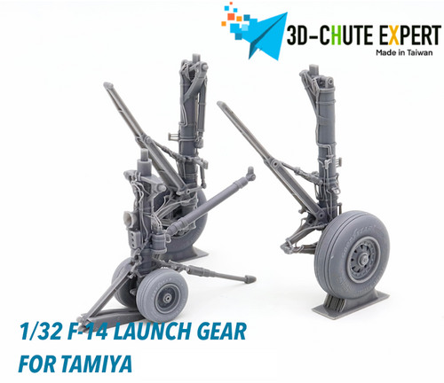 3D-CHUTE EXPERT 0210303 Grumman F-14 A - Launch Landing Gear (for Tamiya Kits)