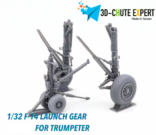 3D-CHUTE EXPERT 0310303 Grumman F-14 Tomcat - Launch Landing Gear (for Trumpeter Kits)