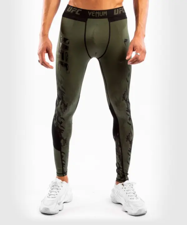 Venum Muške helanke UFC Authentic Fight Week Performance, Maslinaste