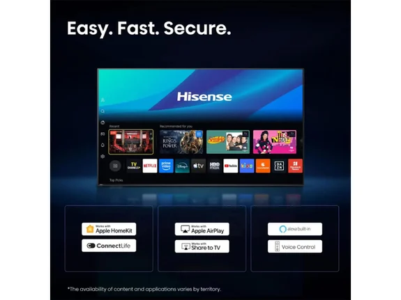 Hisense TV 43A6S 43" 4K