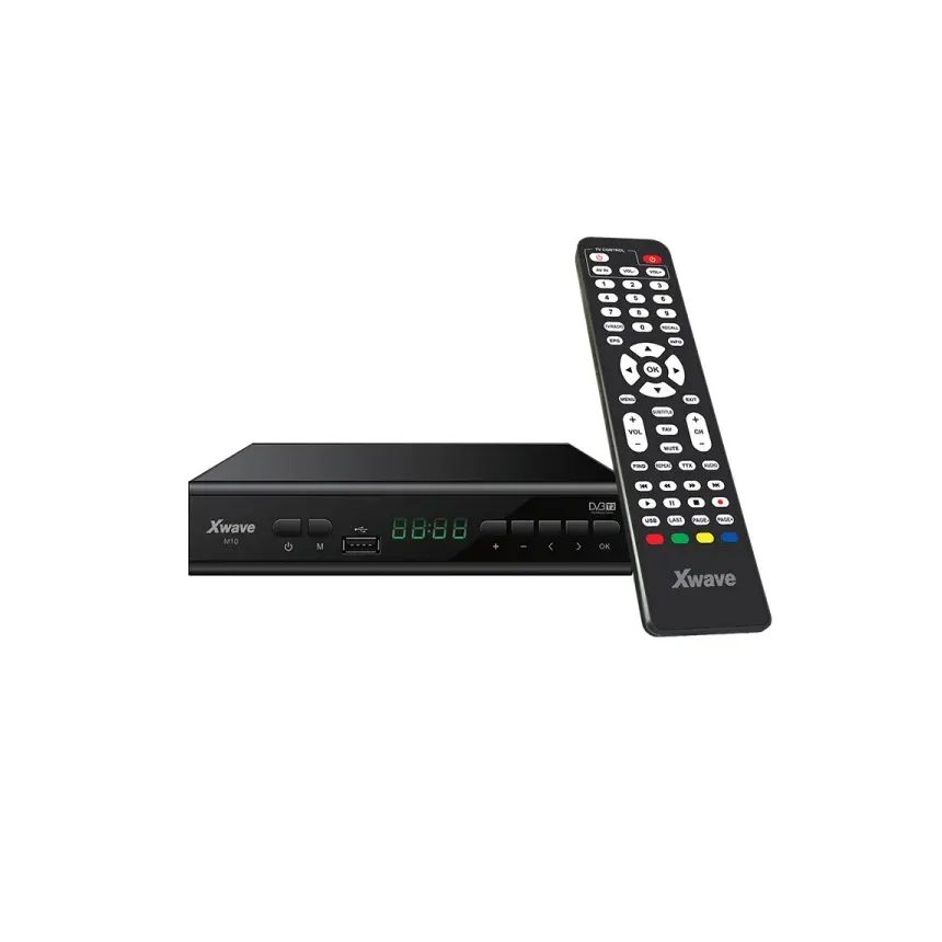 Xwave M10 DVB-T2 Set Top Box,LED,scart,HDMI,RF in-out,USB,media player,metalno kućište