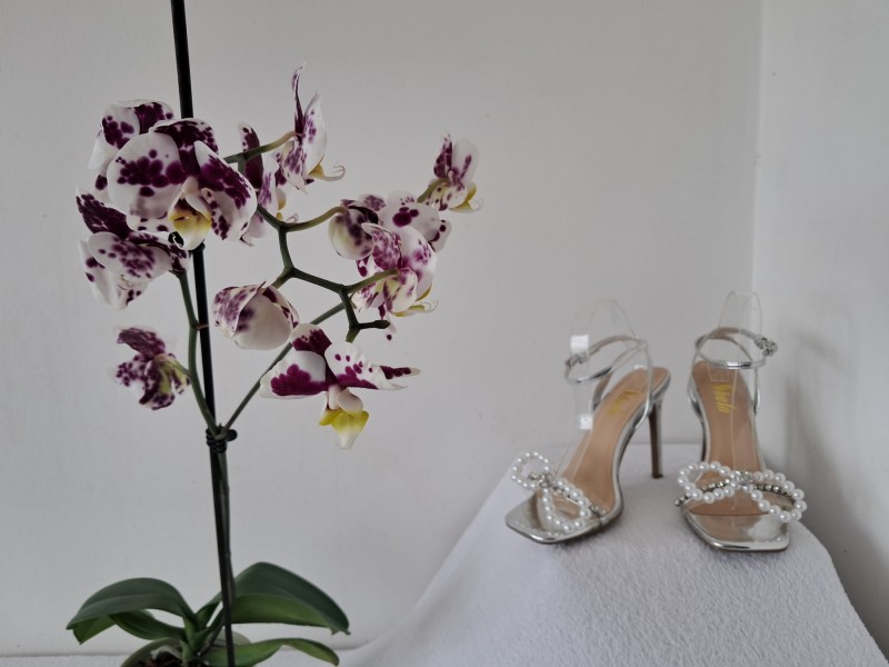SHEIN srebrne cipele sa masnom vel 39