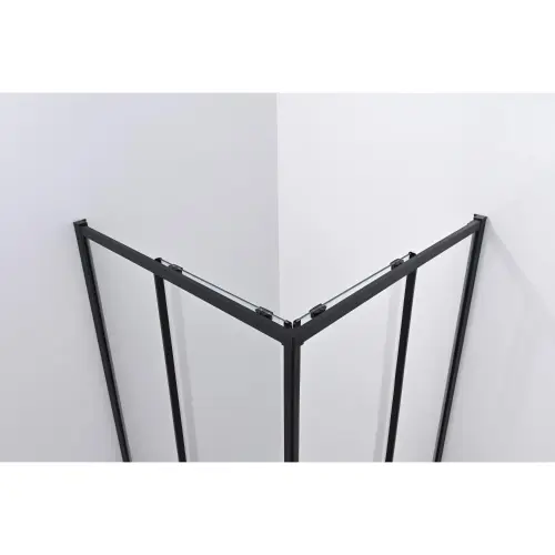 NOKS Paravan 5006B providno staklo 90x90x195 Black