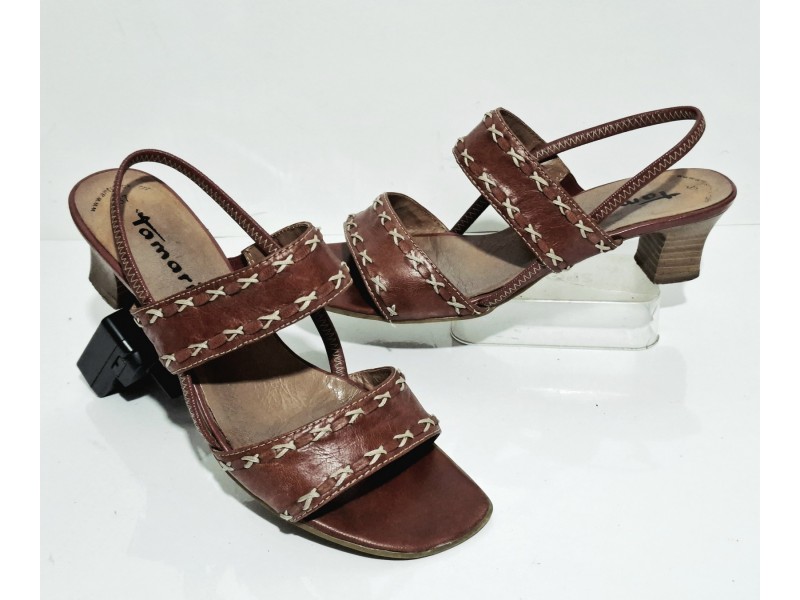 ,,TAMARIS,, preslatke KOZNE zenske sandale br.37
