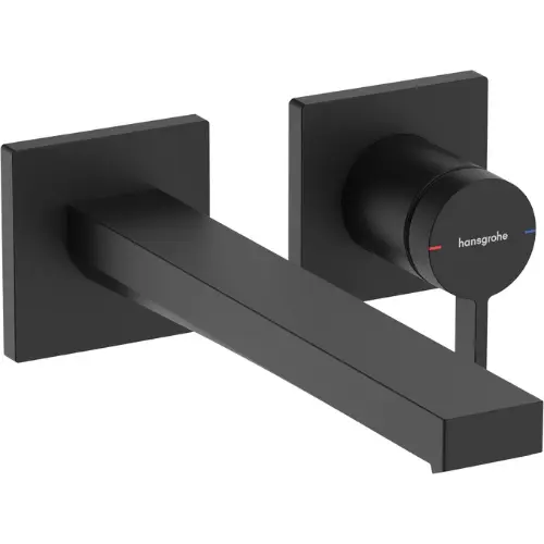 Hansgrohe Tecturis E Zidna za umivaonik + izliv 22,5 CM matt BLACK 73051670