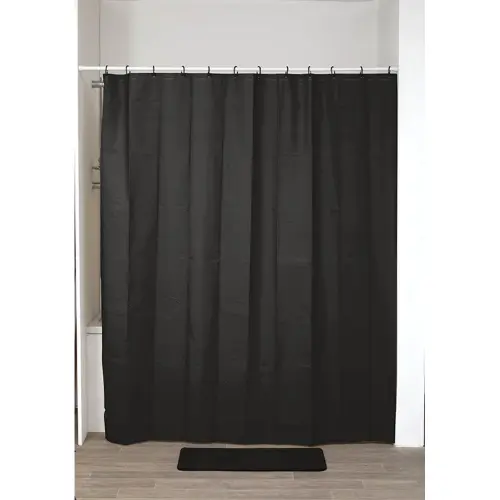 Tendance Zavesa za kadu 180X200CM PEVA Crna 1101103
