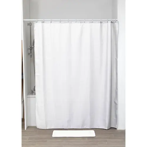 Tendance Zavesa za kadu 180X200CM DIAMONDS poliester Bela 1211100