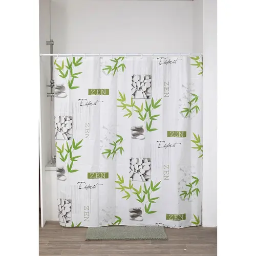 Tendance Zavesa za kadu 180X180CM Bela PEVA INTEMPORELLE 1103419