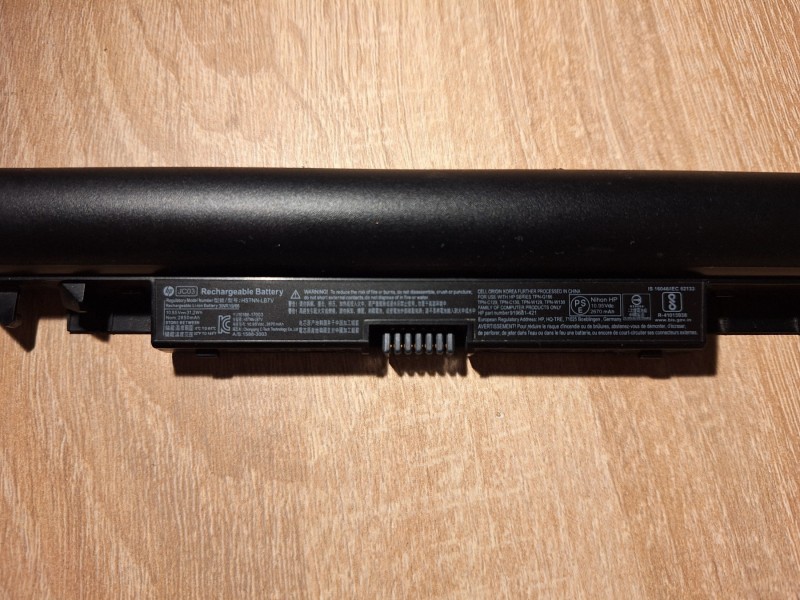 JC03 HP Laptop Baterija (za delove)