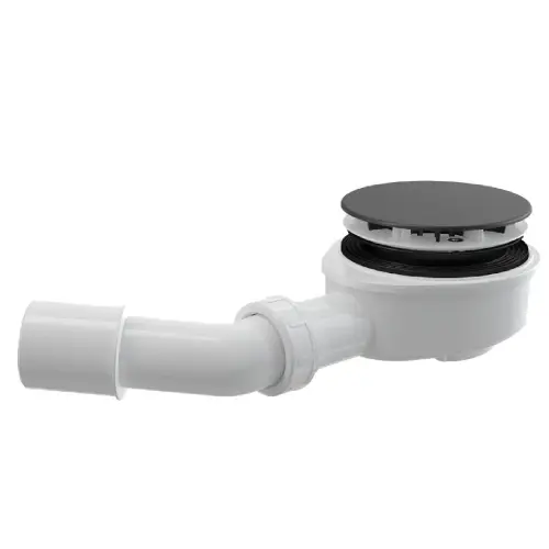 Alca sifon za tuš kadu crni mat fi90 h=65mm A491BLACK