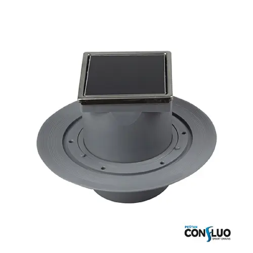 Peštan slivnik 10x10 DRY Black GLASS