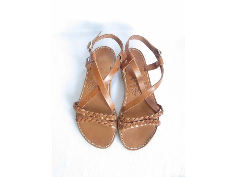 SANDALE "IRIS" 35 CELE KOZNE *NOVE*